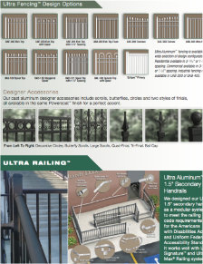 Literature for Fences, Gates and Railing